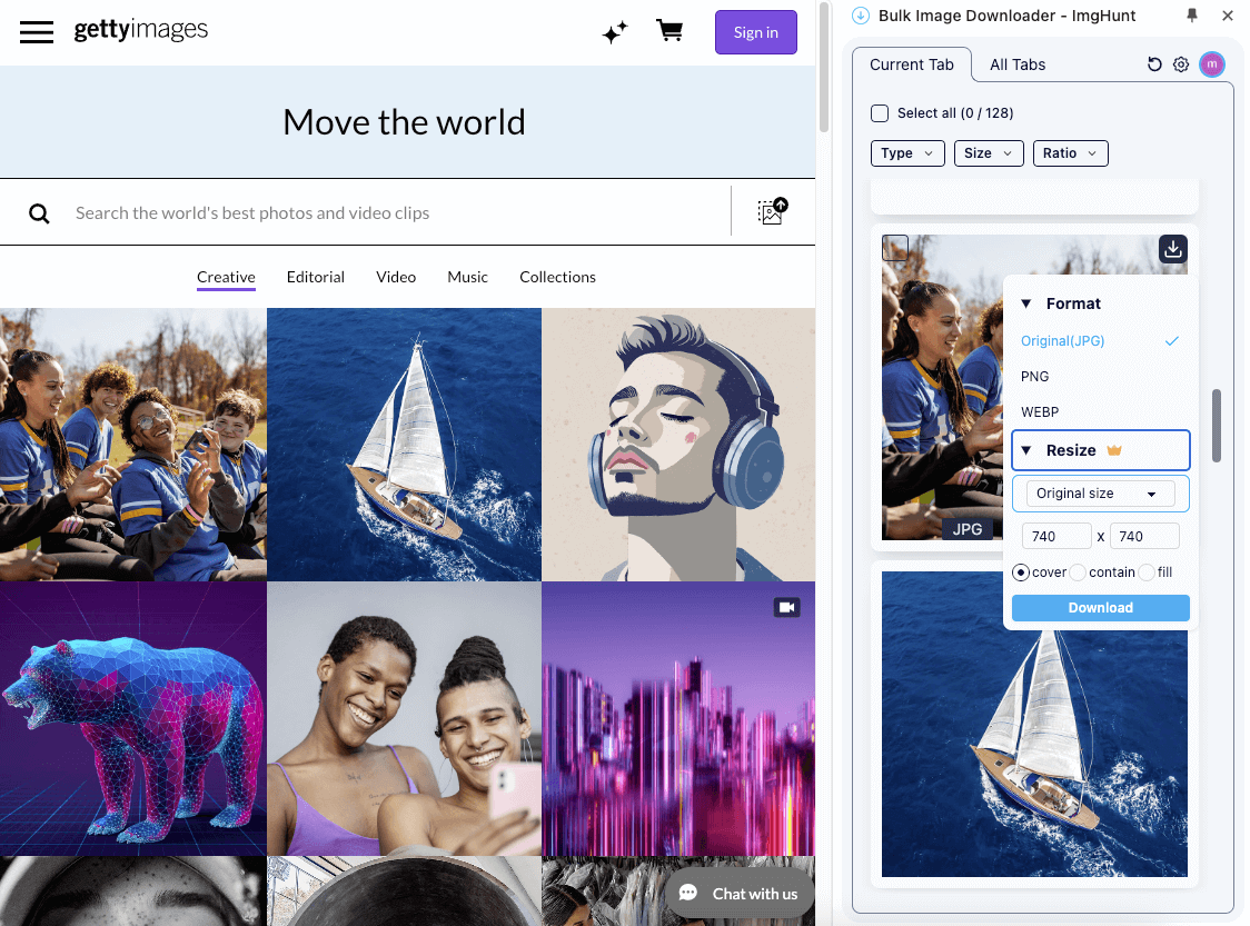 Getty Images Downloader — Save Watermarked Previews