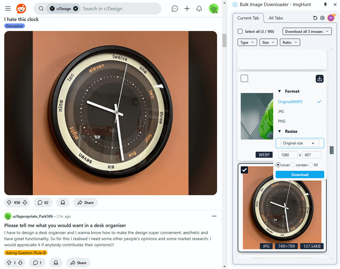Reddit Image Downloader — Save Photos & Galleries