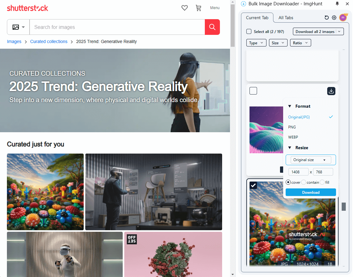 Shutterstock Image Downloader for Design Testing | ImgHunt